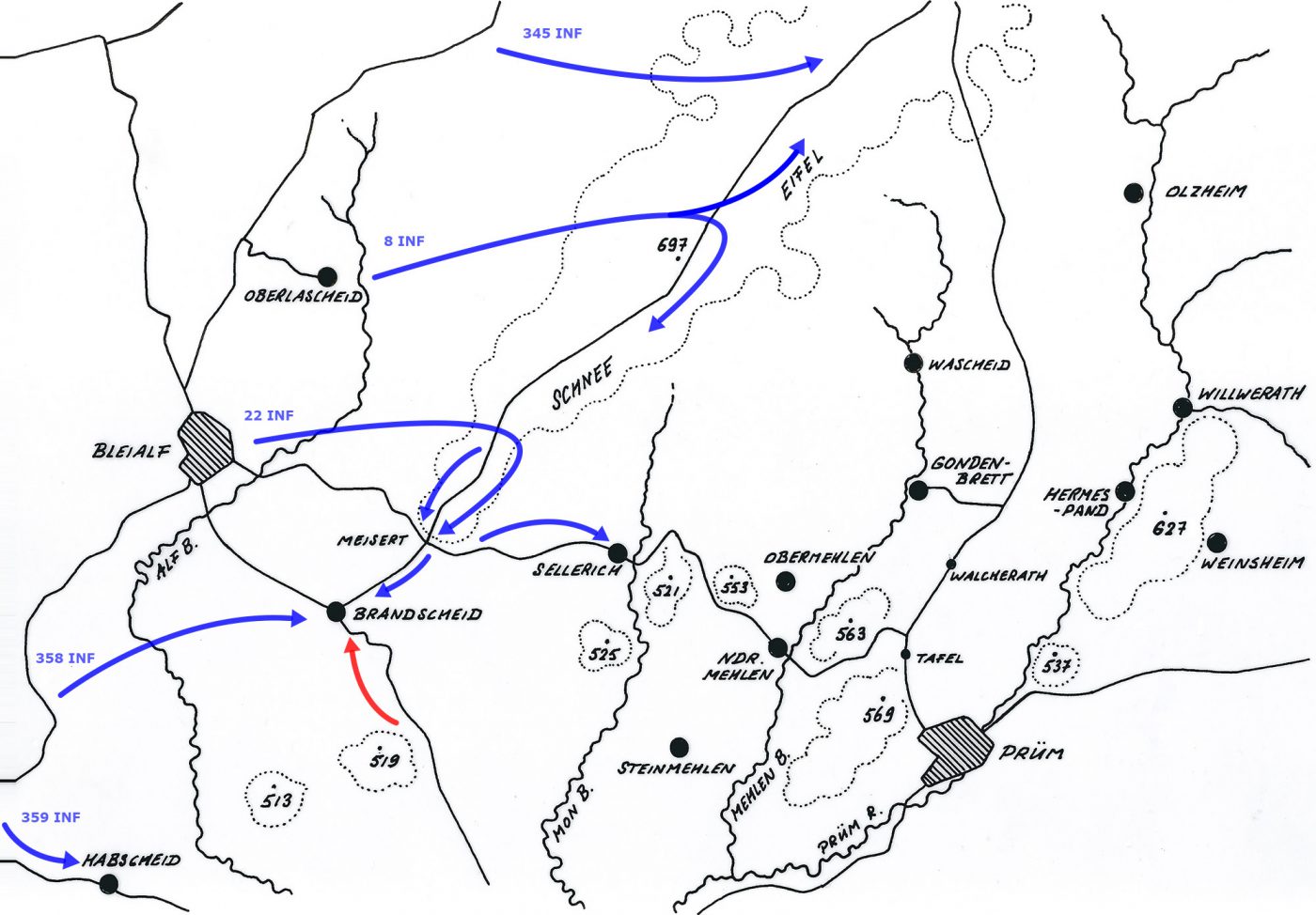 THE DRIVE ON PRUEM - Im Westen